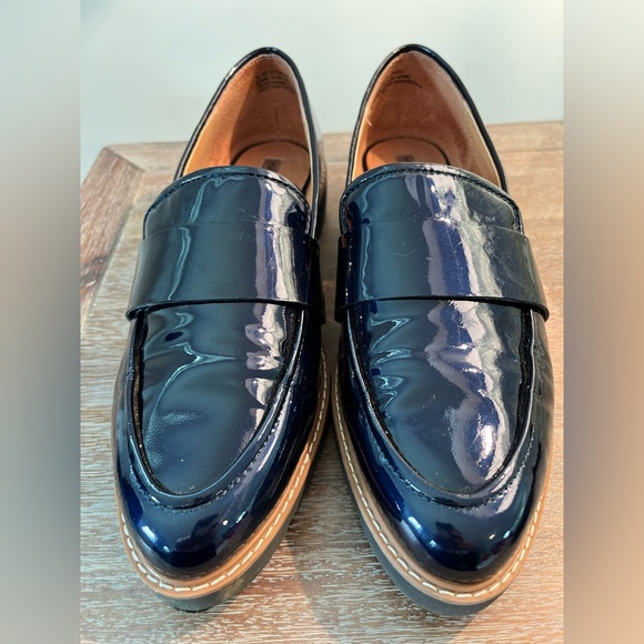 Halogen | Shoes | Halogen Nordstrom Emily Blue Patent Leather Lug Sole ...